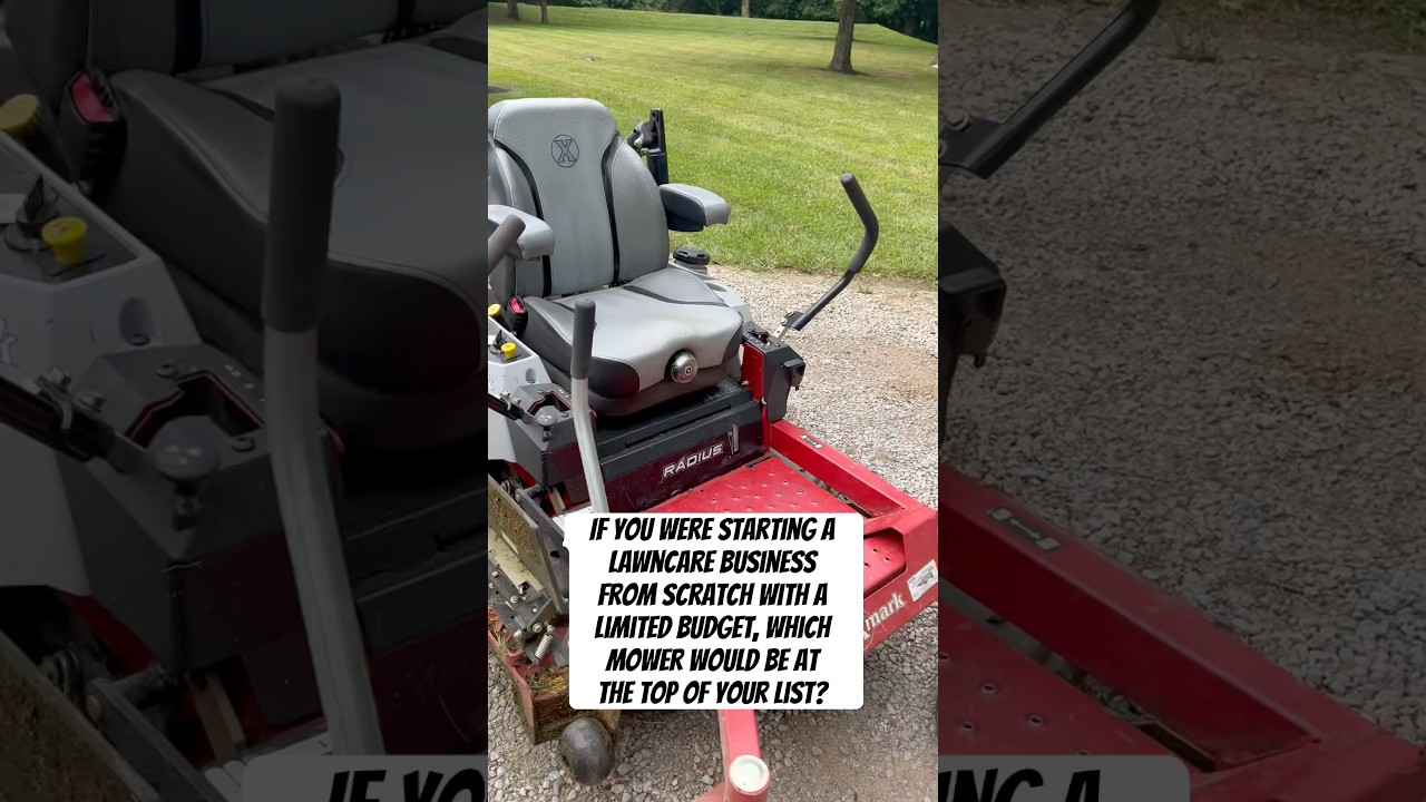 Is this the BEST mower to start a lawn care business with? #shorts
