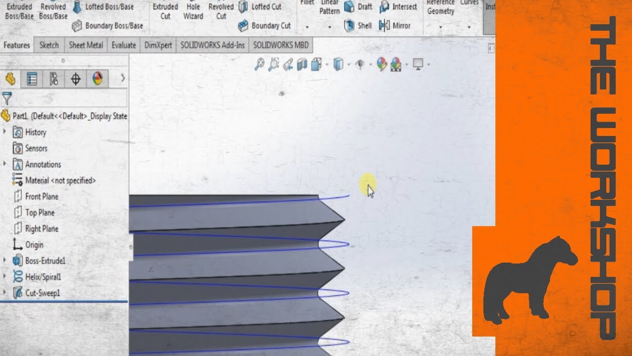 Thread Cutting - In Solidworks