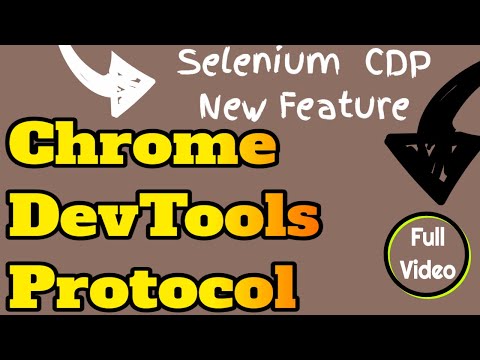 ✔ New Feature Selenium 4 Chrome DevTools Protocol For Beginners | (Video 199)