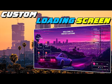 Free Custom Loading Screen Script | TRD Loading Screen | QBCore / ESX | FiveM Tutorial #112