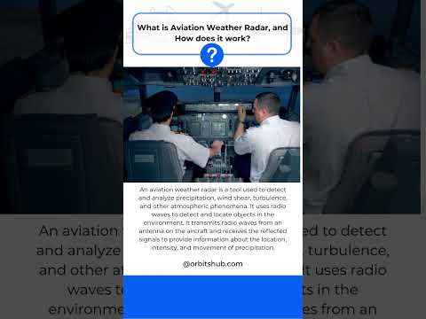 What is Aviation weather Radar and How does it work?