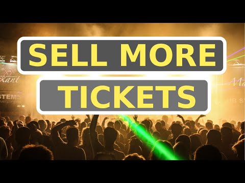 HOW TO SELL MORE TICKETS (gigs)