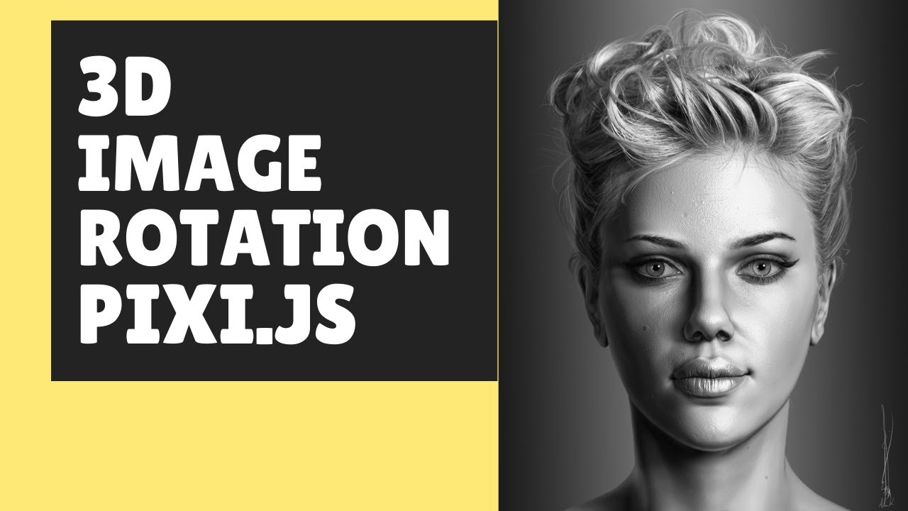 Create 3D Image Rotation with Pixi.JS #Javascript