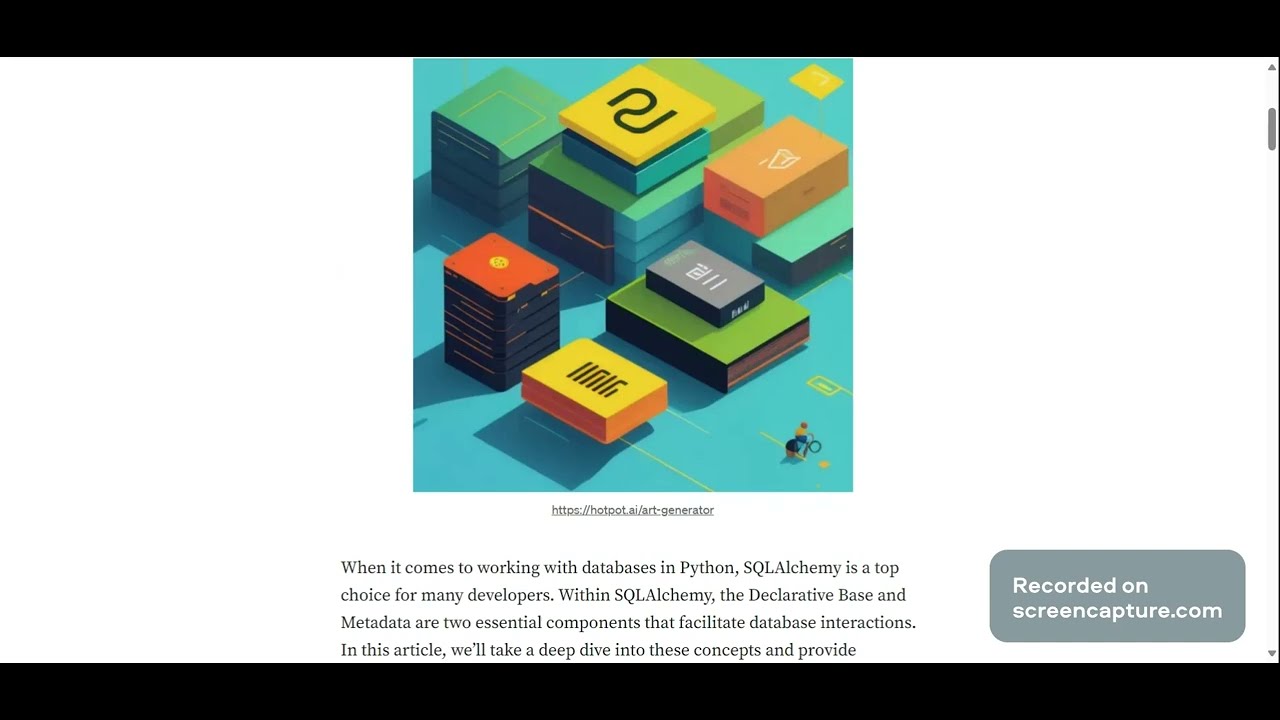 Understanding SQLAlchemy’s Declarative Base and Metadata in Python | Python Code Nemesis