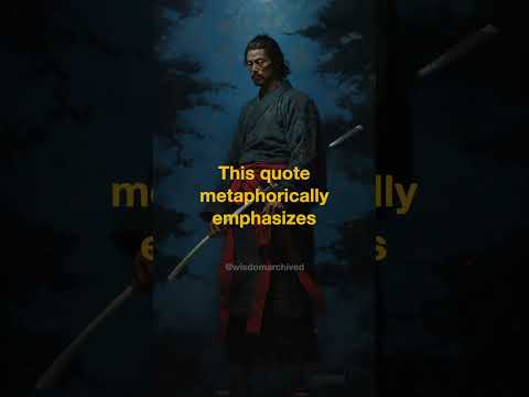 Universal wisdom from Miyamoto Musashi #shorts #motivation #quotes #wisdom #japan