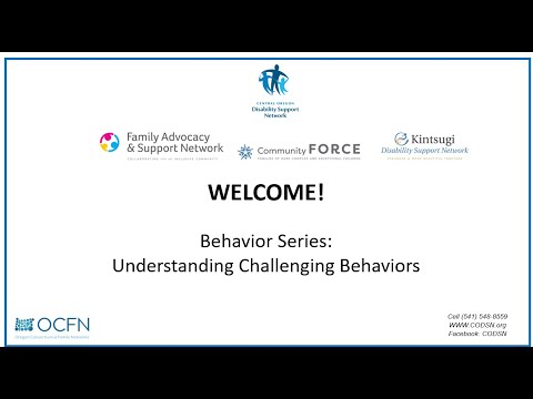 Behavior Series: Understanding Challenging Behaviors