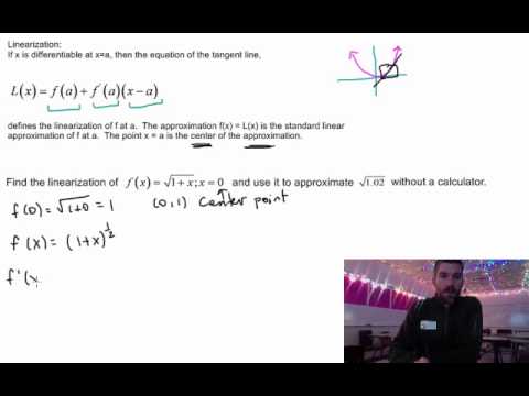Calculus - 4.5 Notes Example 1: Linearization