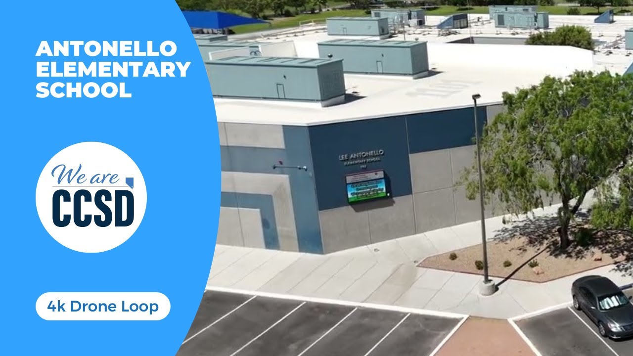Lee Antonello Elementary School - 4k Drone Loop