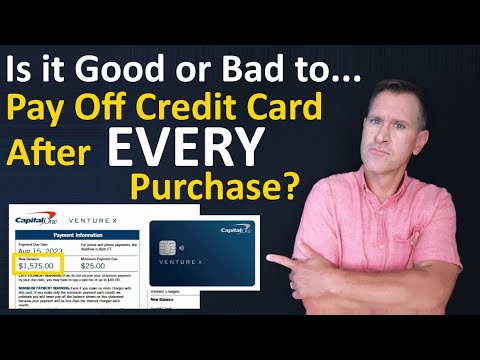 Should You Pay Off Credit Card IMMEDIATELY After EVERY Purchase to Raise Credit Score?