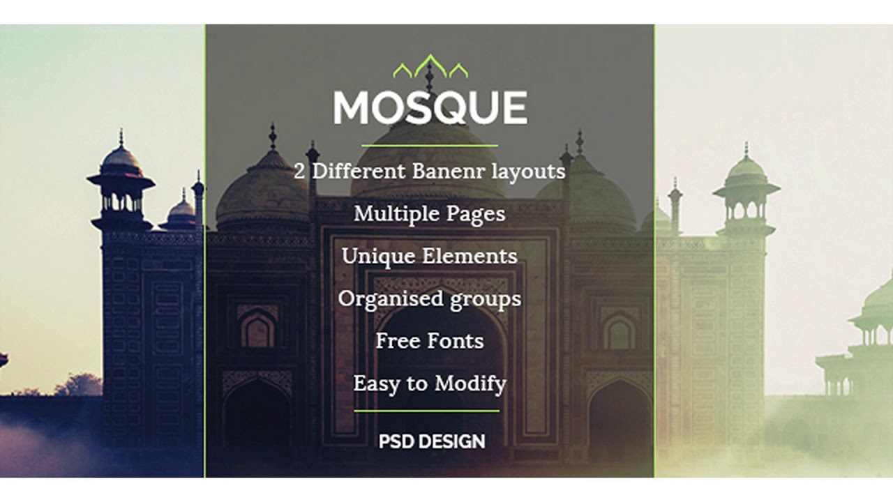 Mosque | Themeforest Website Templates and Themes