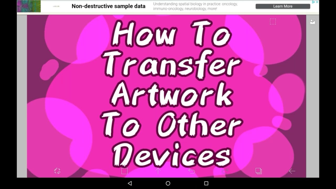 How To Transfer Artwork To Other Devices - Ibis Paint X