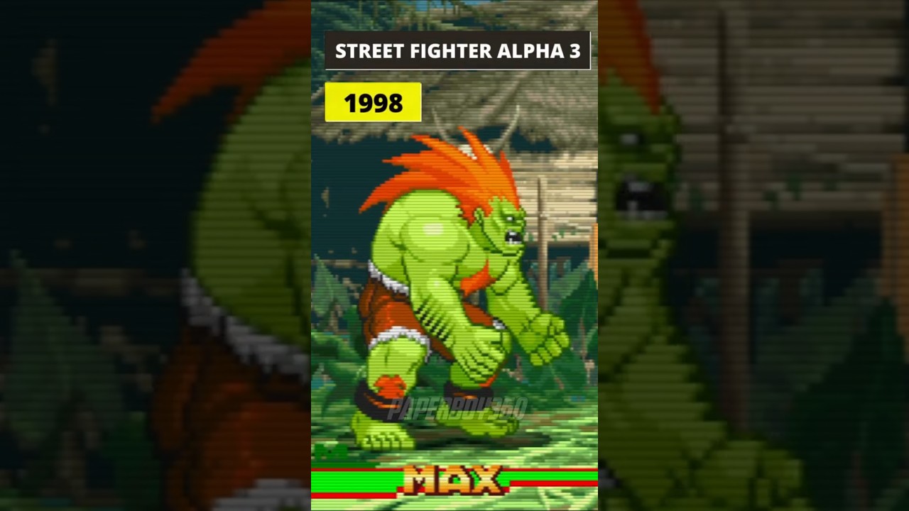 Evolution of Blanka • Street Fighter #shorts