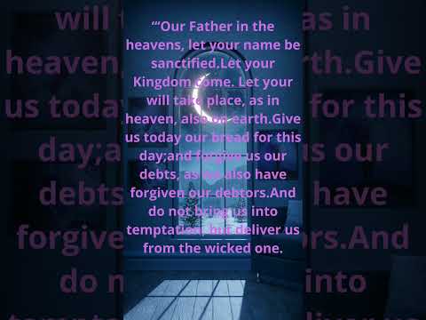 El PADRE Nuestro en inglés...Our Father