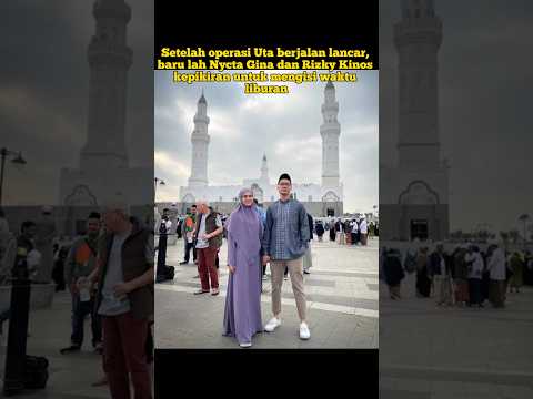 MOMEN NYCTA GINA DAN RIZKY KINOS PERGI UMROH #shorts #viral @RRFCHANEL