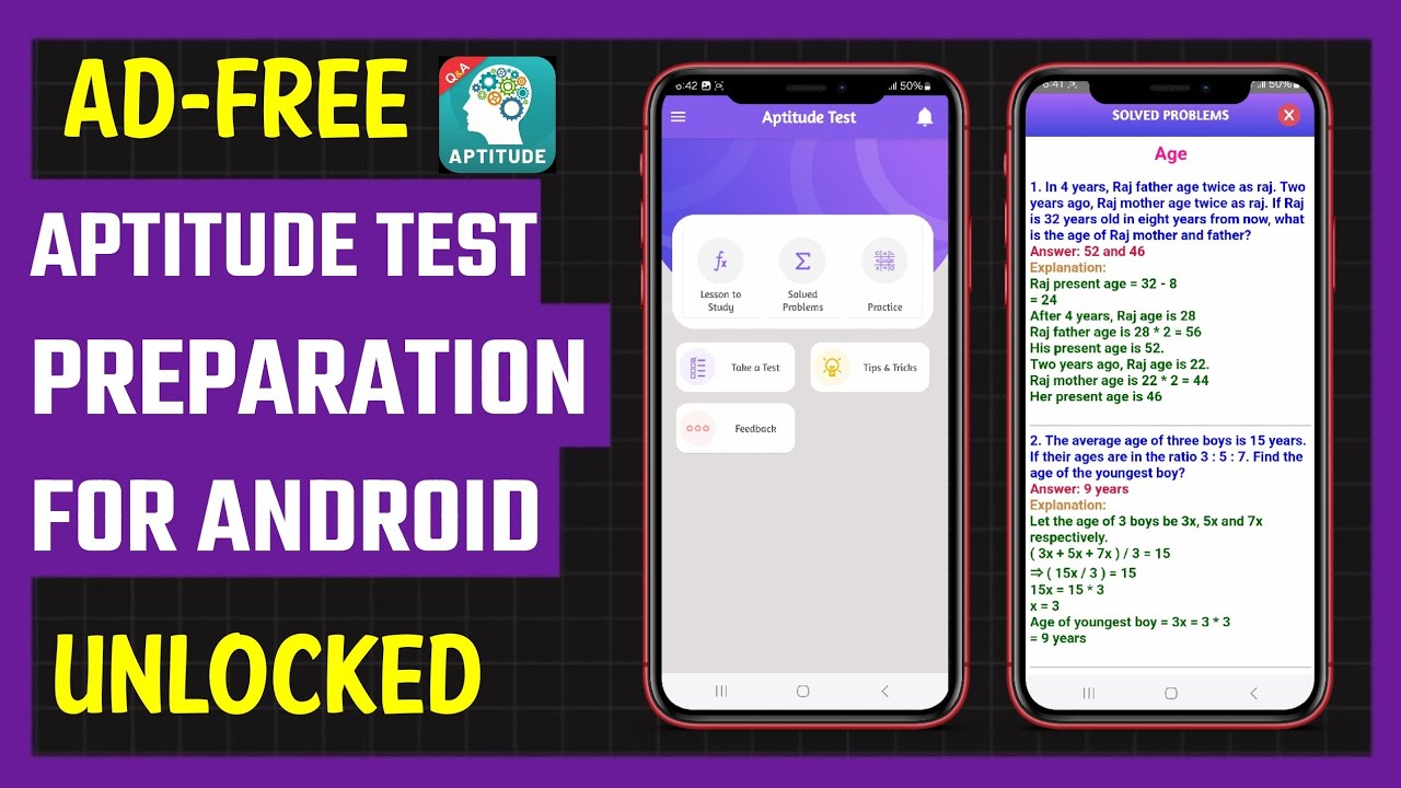 Best Free Aptitude Test Preparation App for Android