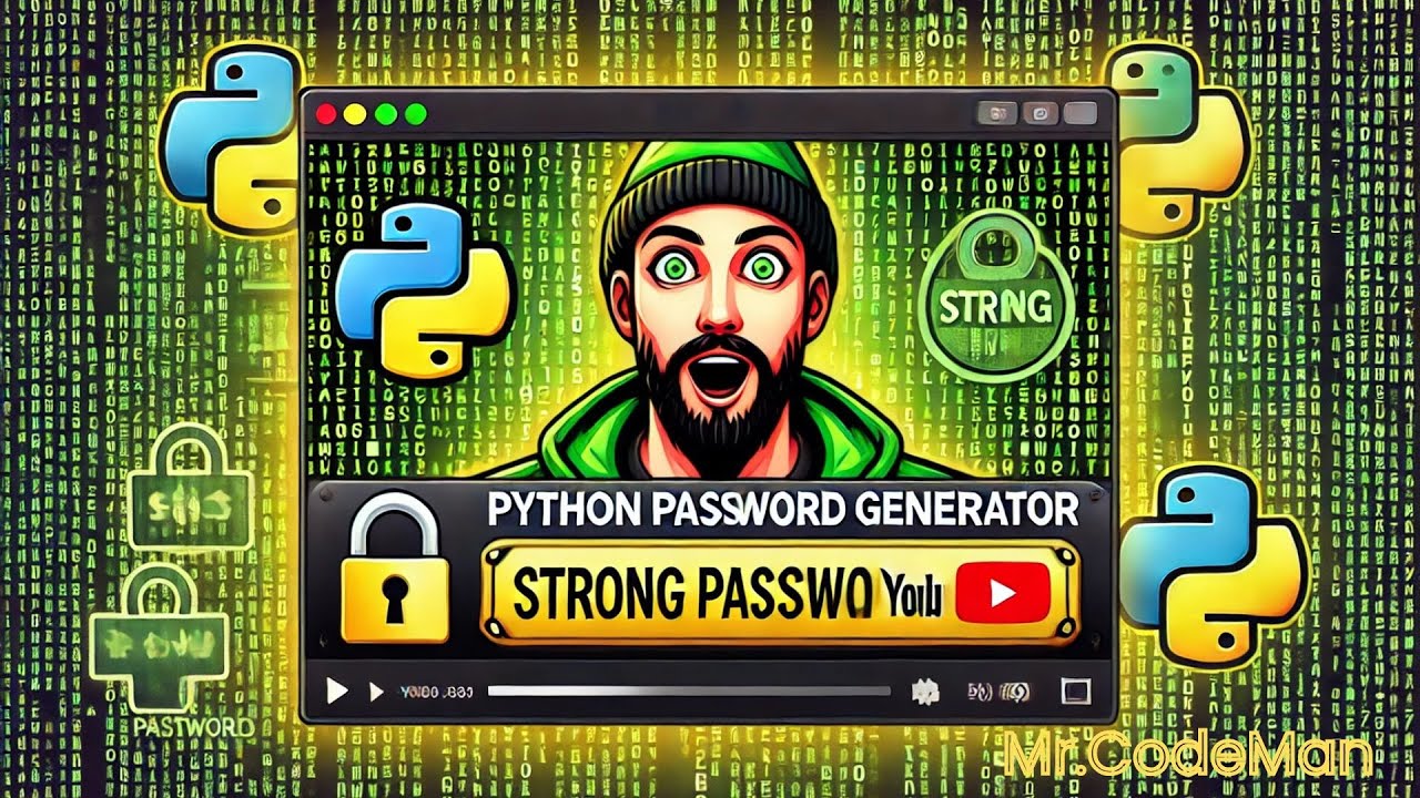 🔥 Create a Strong Random Password Generator in Python – Full Tutorial!