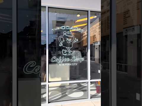A quick trip to @coach coffee shop in NJ! #Coach #coffee #designer #foryou #travel #nj #viralvideo