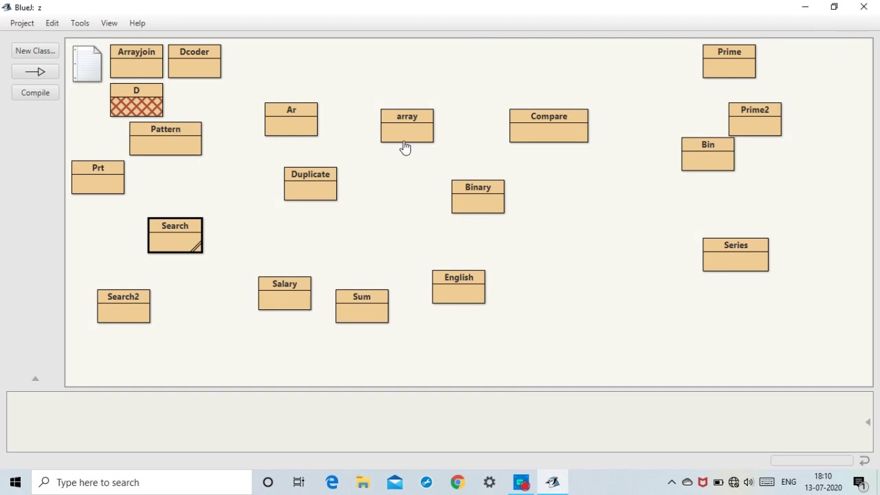 java program to search an element in an array
