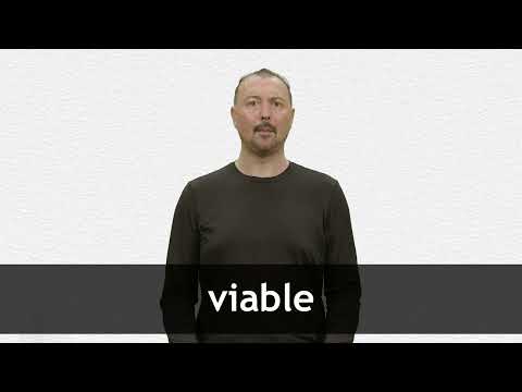 How to pronounce VIABLE in French