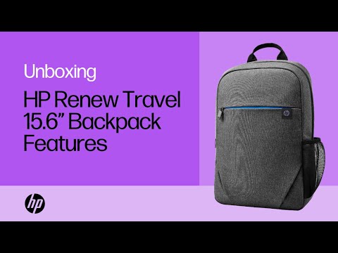 HP Renew Travel 15.6” Backpack | Pockets, compartments and features | HP Computers | HP Support