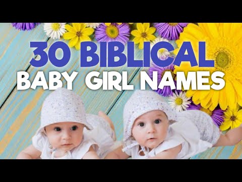 30 BIBLICAL GIRL NAMES || M-Z || Beautiful Baby Girl Names || Mami Jam