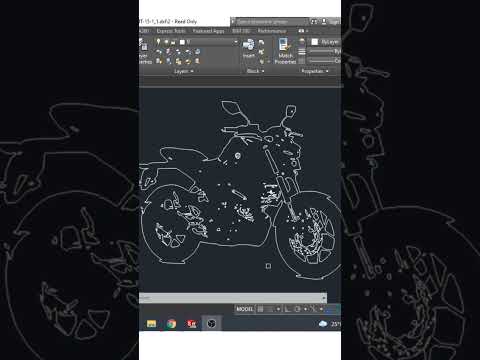Bajaj MT -15 Sketched ???????? In Autocad | #Shorts | #Autocad | #Solidworks