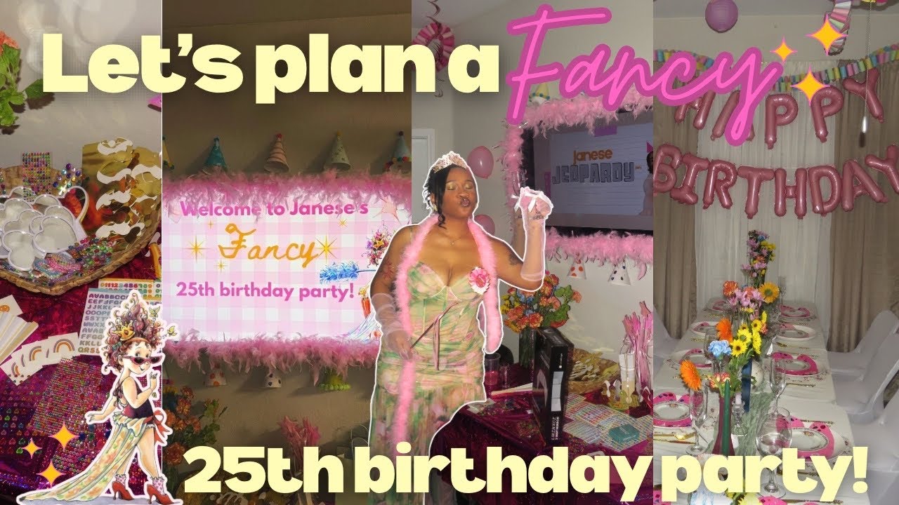 FANCY NANCY BIRTHDAY PARTY VLOG| thrifting+party prep+handmade decorations & more!