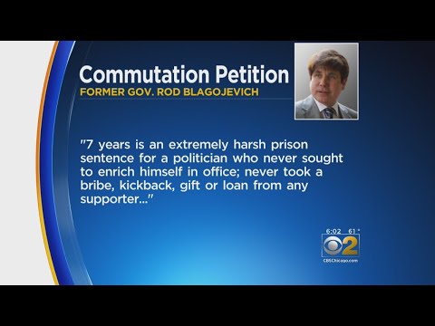 Blagojevich’s Attorneys Formall File Paperwork For Sentence Commutation