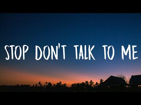 Tre Coast - Stop Don't Talk To Me (Lyrics) ft. Lycia Faith