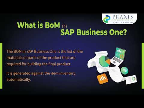 Types of Bill of Materials in SAP Business One!