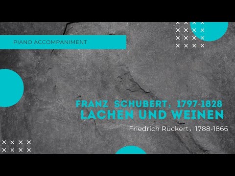 F.Schubert/Lachen und Weinen A flat major, accompaniment