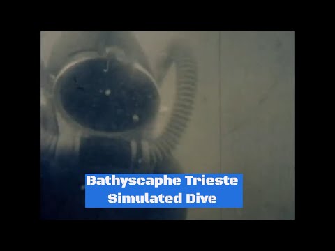 BATHYSCAPHE TRIESTE SIMULATED DIVE CHALLENGER DEEP DIVE 50644