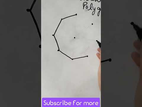 How to draw octagon| octagon draw with dots #shape #short #shorts #viral