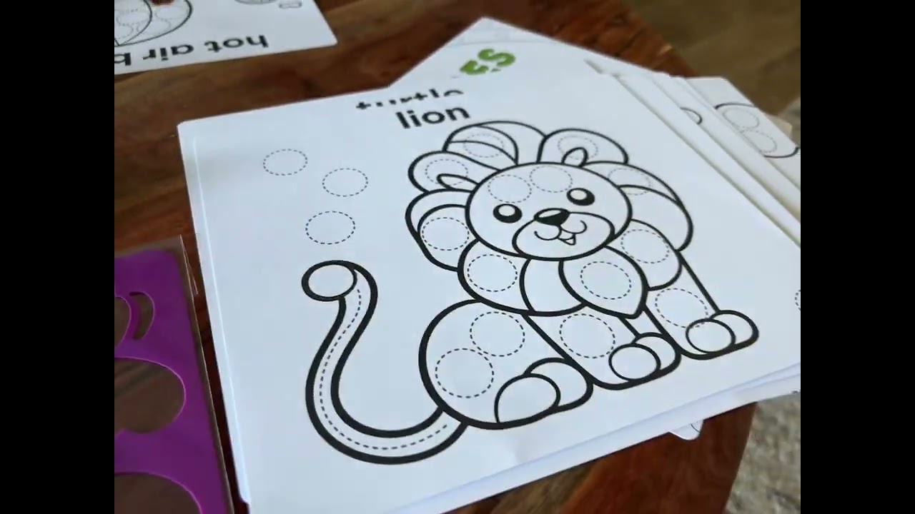 Review: Rainbow dot markers #review #drawing