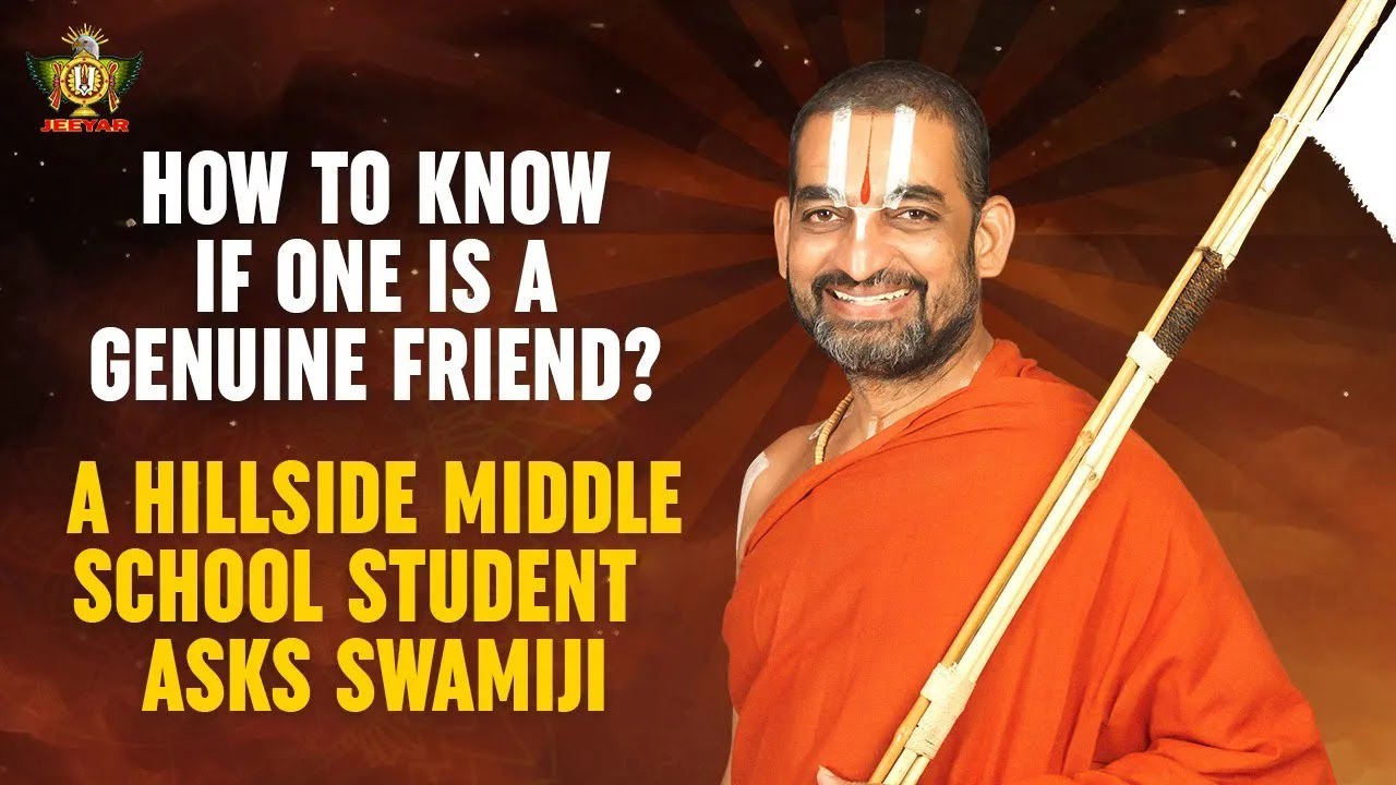 How To Know If One Is A Genuine Friend? | A Hillside Middle School Student Asks Swamiji | Jet World