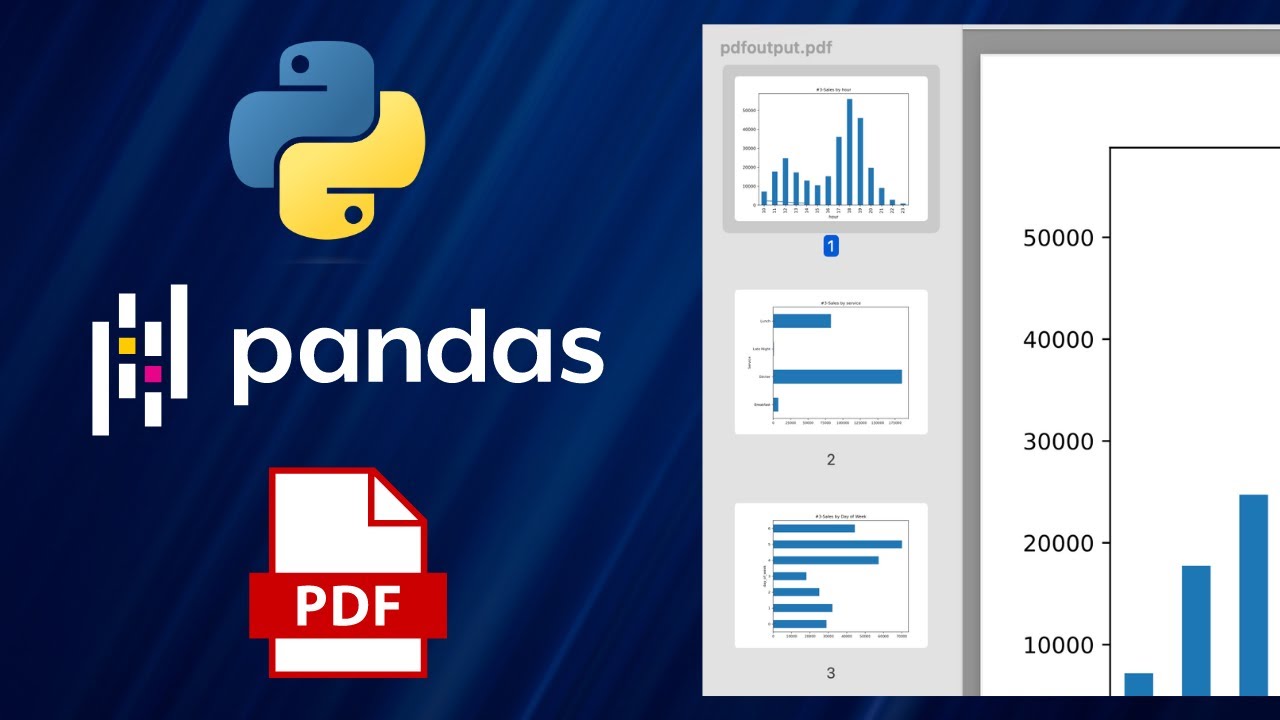 Python Data Visualization: CSVs to PDF Charts