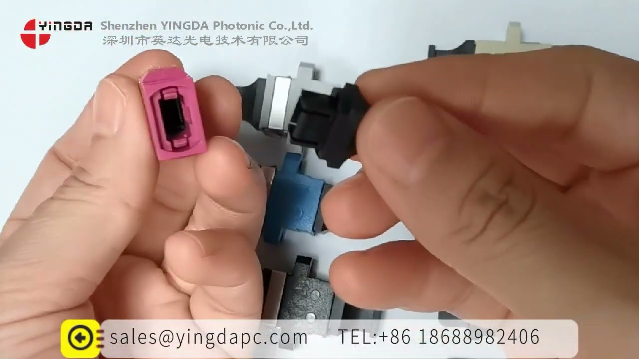 MPO MTP Fiber Optic Adapter Coupler 12 Fiber OM4 For Data Center Patching System