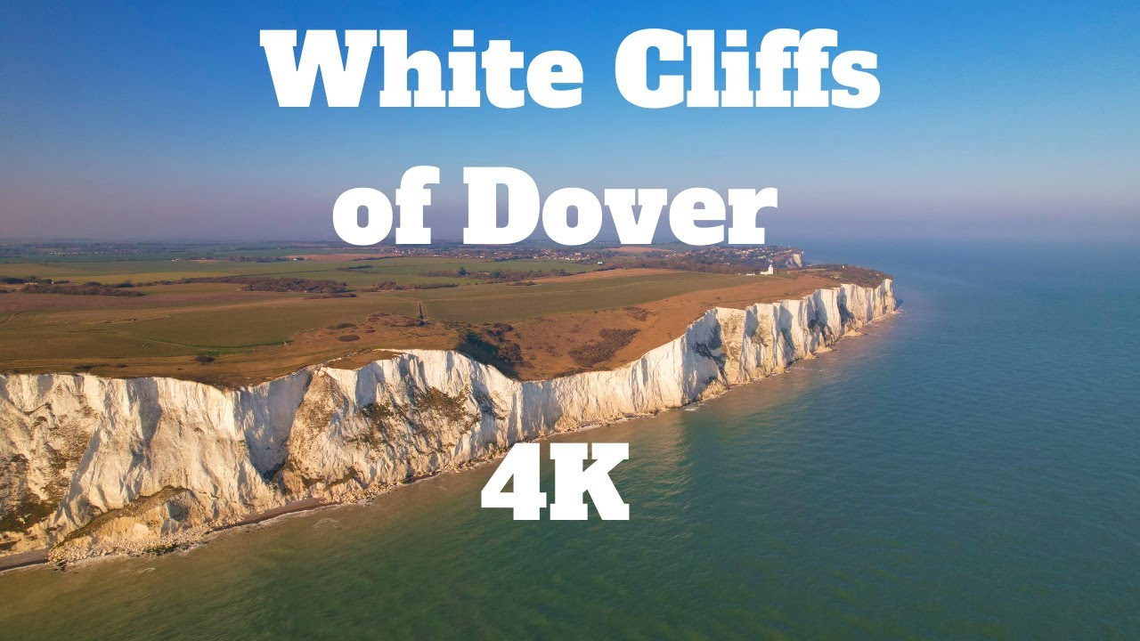 The White Cliffs of Dover in Winter -  4k DJI Air2S Drone