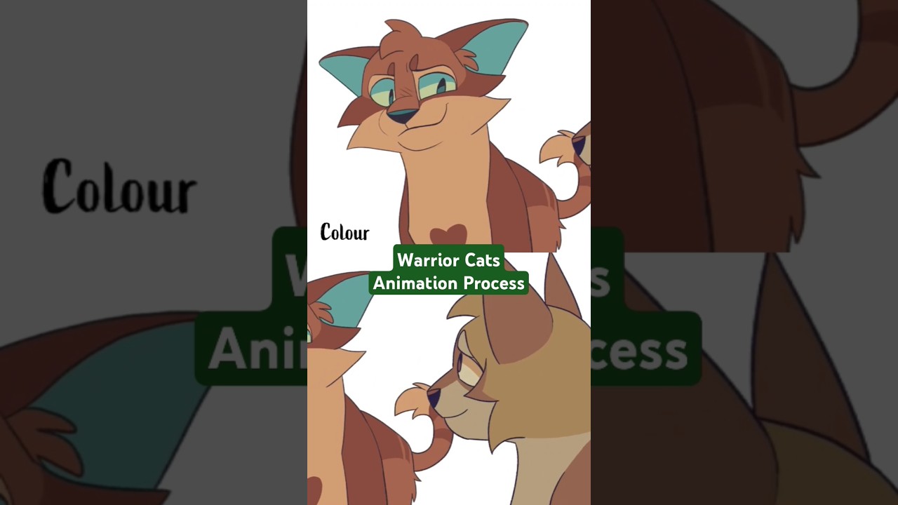 Warrior Cats animation process #animation #warriors #warriorcats