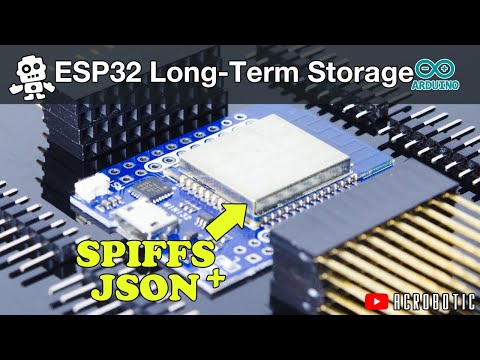 ESP32 Save Data To SPIFFS Flash Memory w/ Arduino (Mac OSX and Windows) | File System Storage