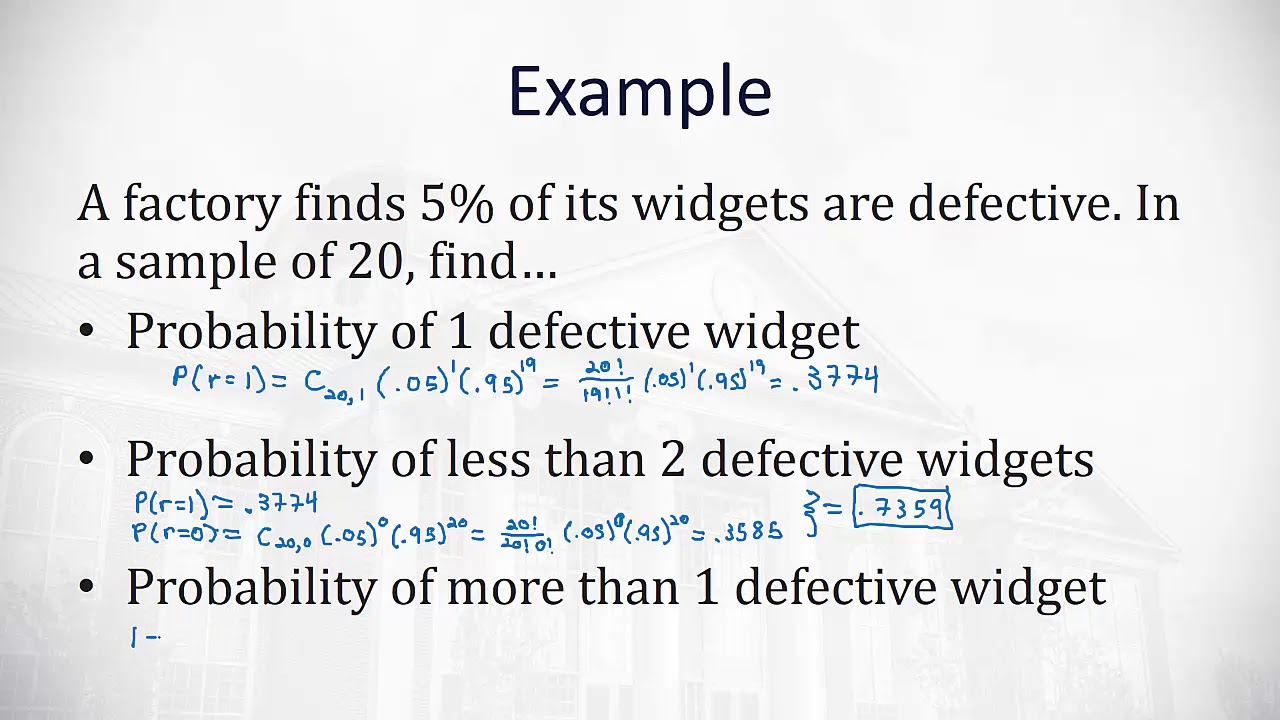 5.2 Binomial Probabilities