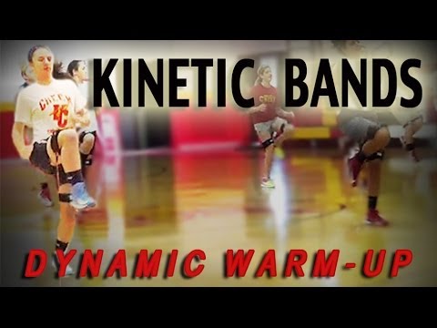 Girls Basketball Dynamic Warm-Up with Resistance Bands - Part 2