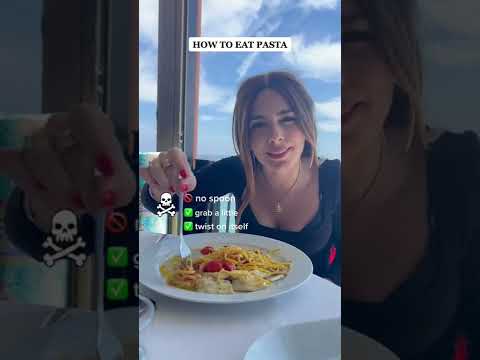 How to eat Pasta