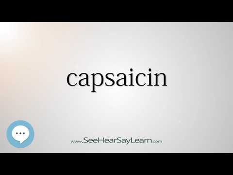 capsaicin (Every English Word Pronounced) 📕🔊🗣️😎✅