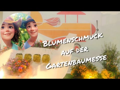 Blumenschmuck auf der Gartenbaumesse