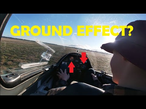 Ground Effect - Explained And Demonstration By Glider.