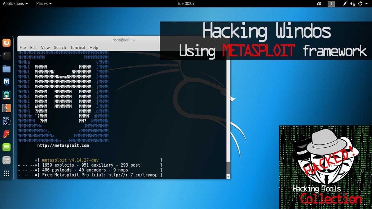 Hacking Tools Collection - Hacking Windows 7 ,8 ,10 using Metasploit framework