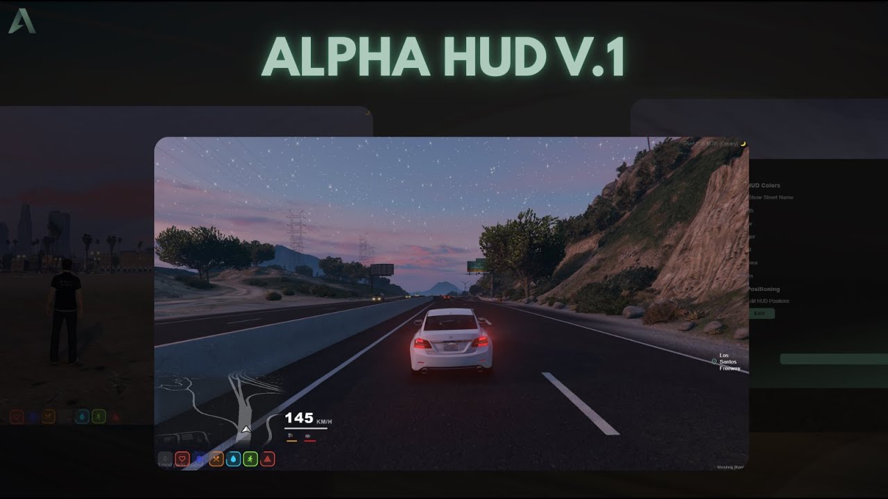 Fivem Hud | Alpha HUD V1 | Best Hud With The Best Price