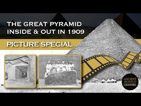 The Great Pyramid of Egypt in 1909 - Rare Photographs - History in Pictures | Ancient Architects