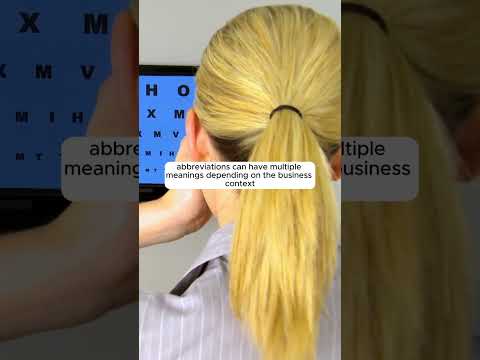 10003 Best Business English course Definition of abbreviation in Business